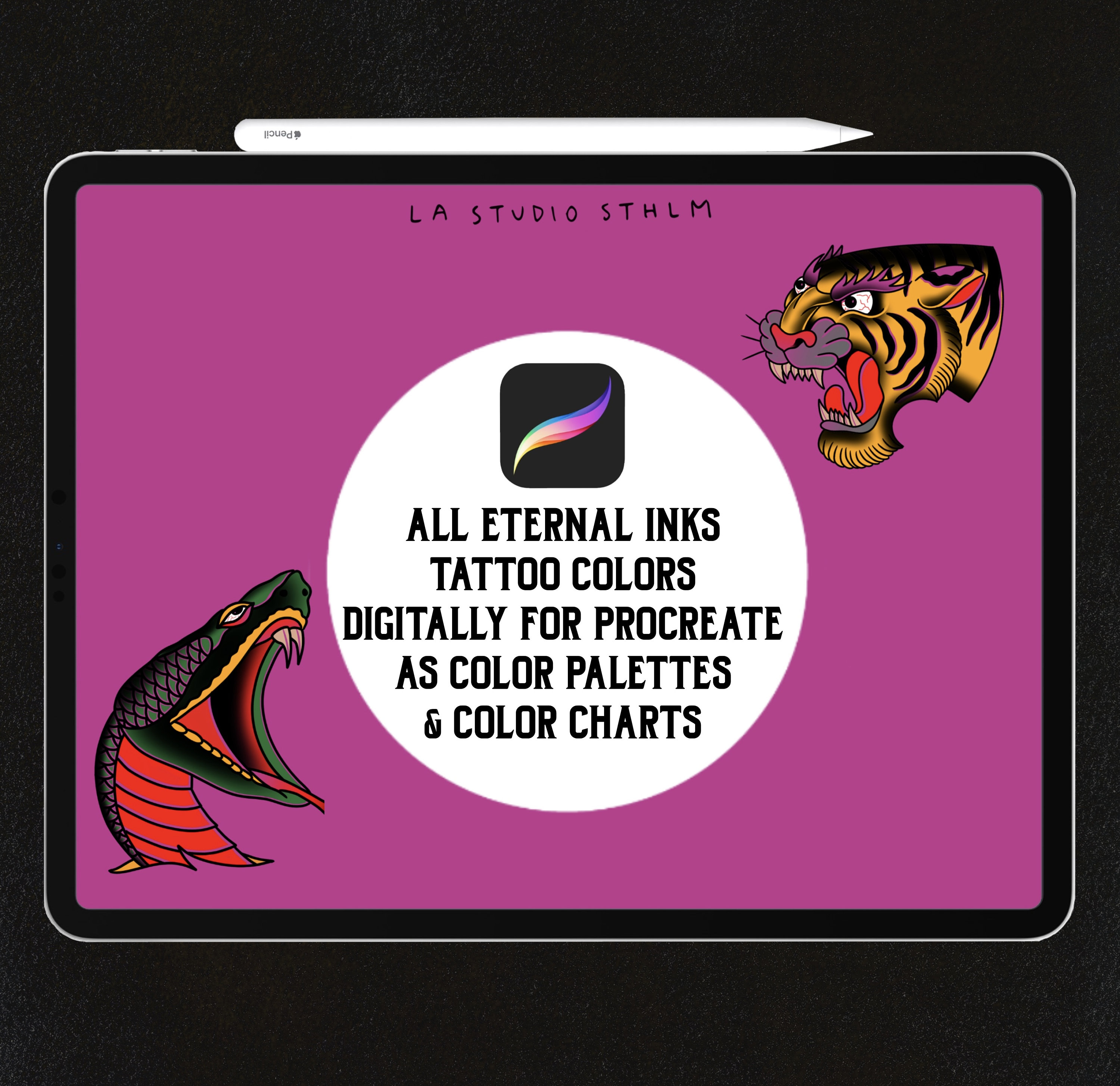 Eternal Ink’s Color Palette for Procreate - Etsy