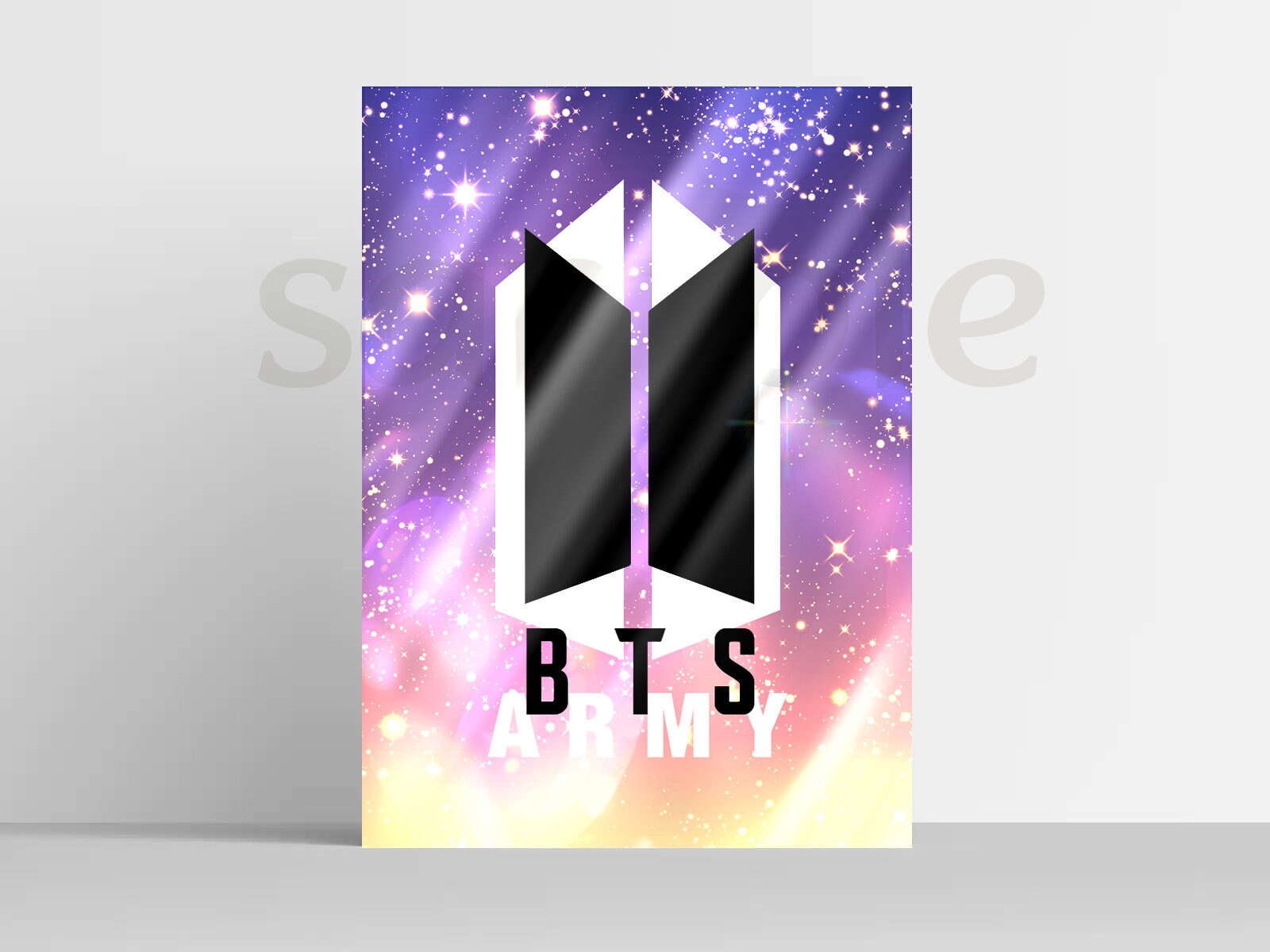 Bts Logo Printable Poster Digital Download Poster Print Decor Wall Art ...