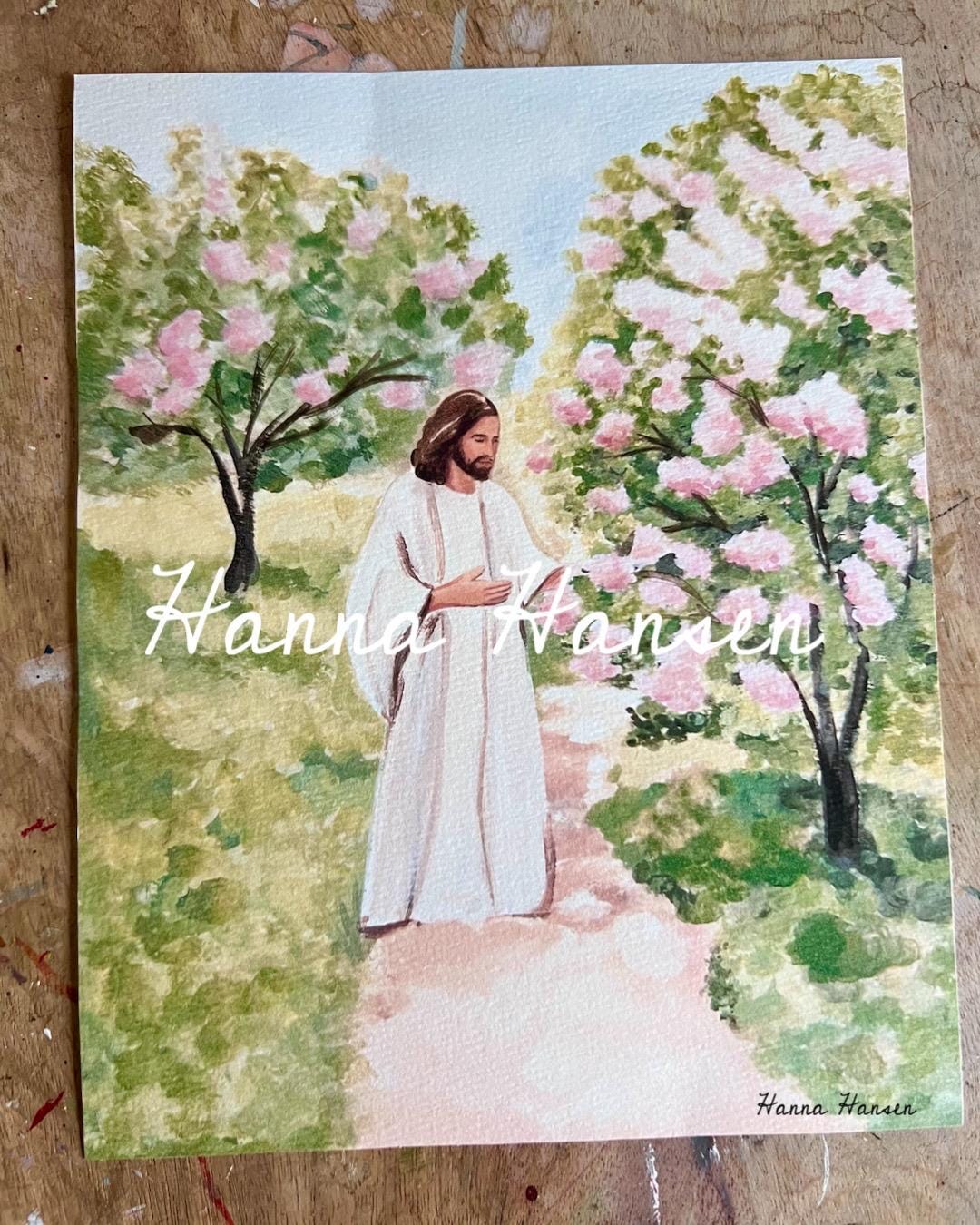 ORIGINAL Easter Painting of the Savior| Acrylic Painting | Vintage ...
