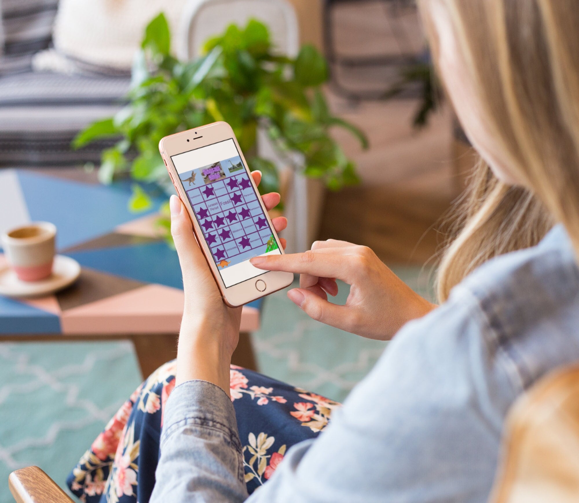 Digital Dinosaur Jurassic Bingo for Kids Group Family Dinosaur Birthday ...