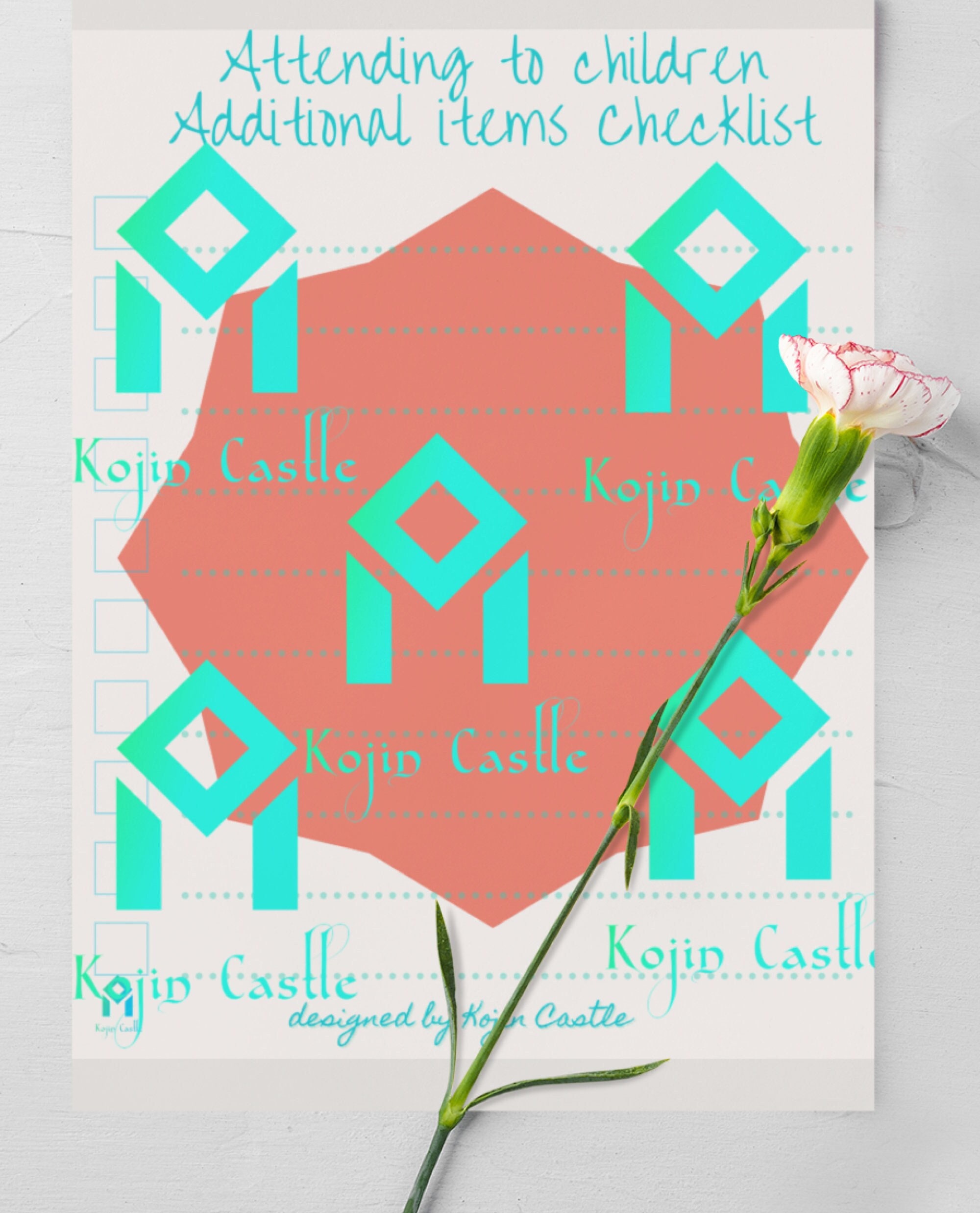 Printable New Mom Checklist- Simple Childcare Checklist, First Time ...