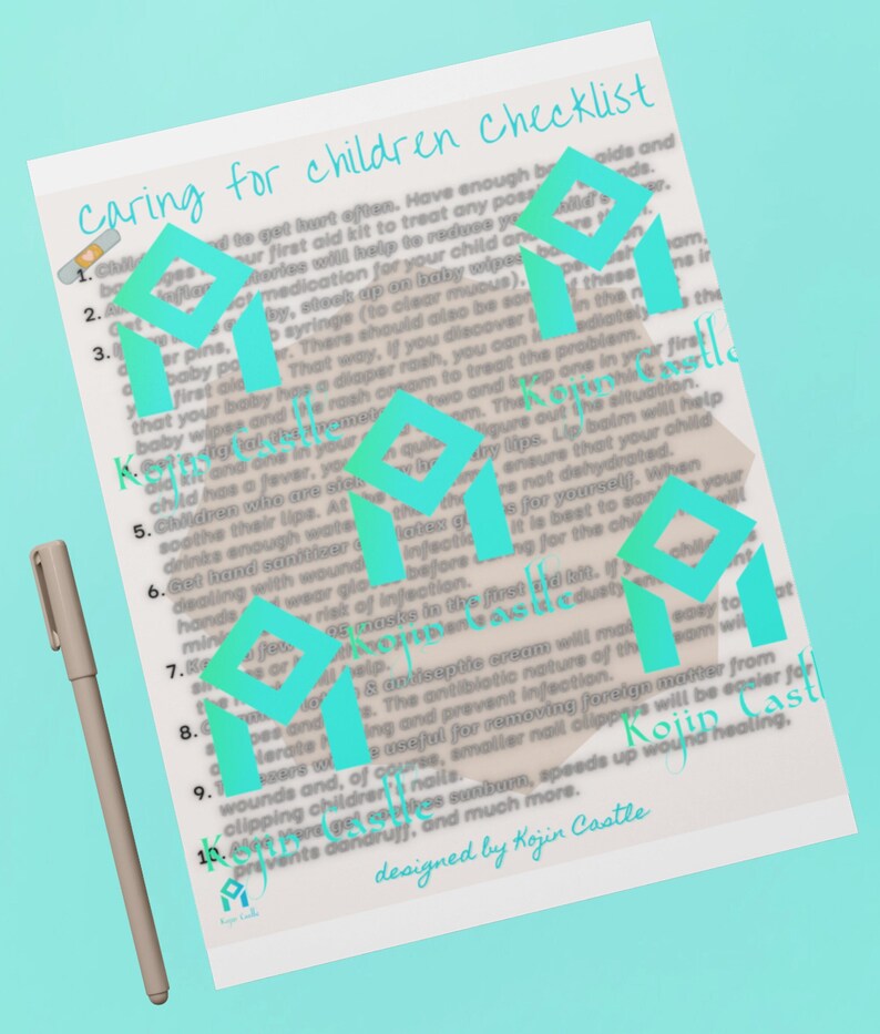 Printable New Mom Checklist- Simple Childcare Checklist, First Time ...