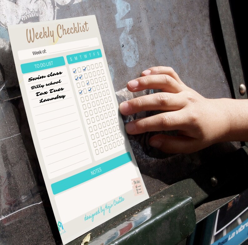 Blank Printable Fillable Daily and Weekly Tasks Checklists - Etsy Ireland