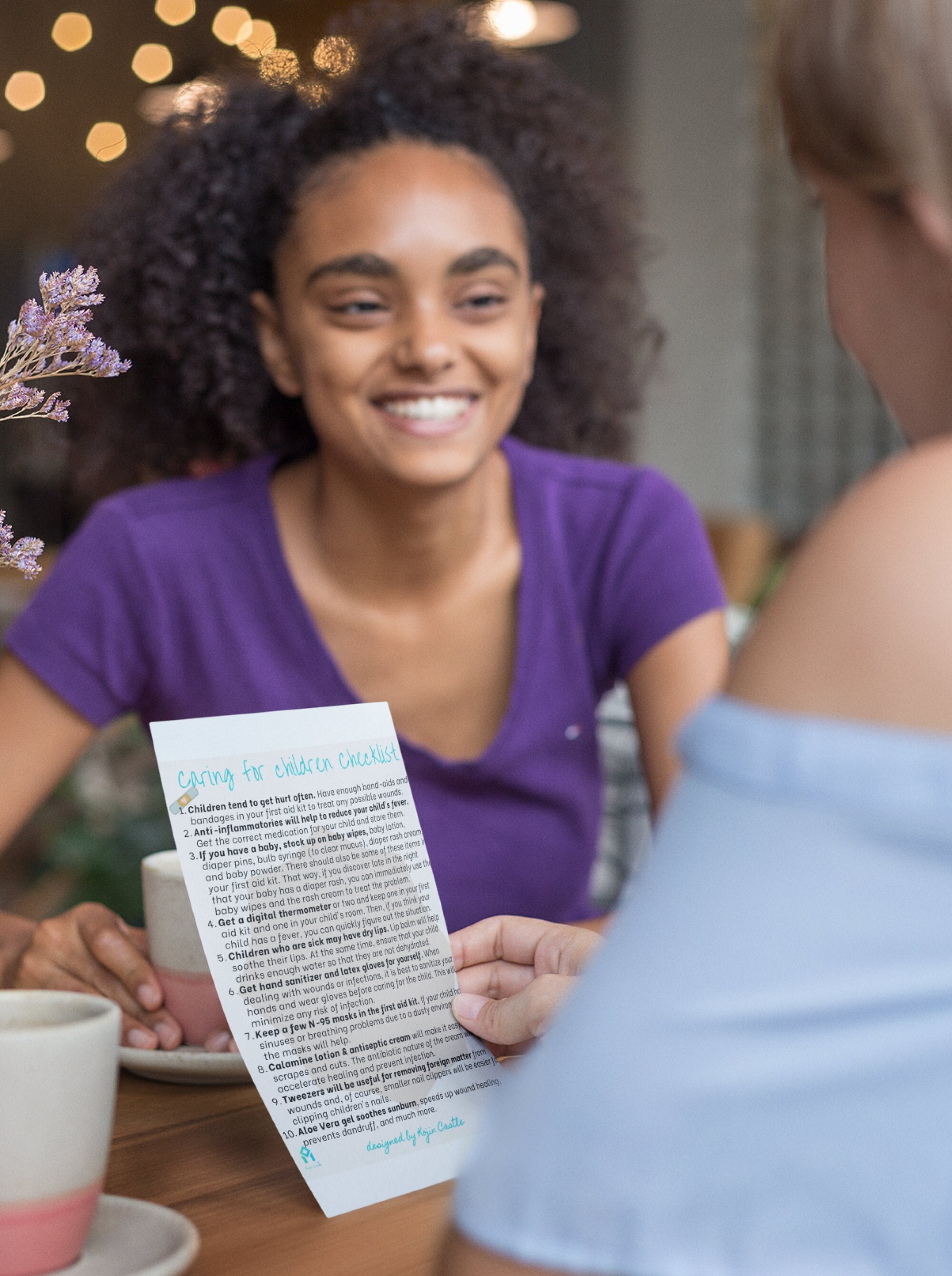 Printable New Mom Checklist- Simple Childcare Checklist, First Time ...