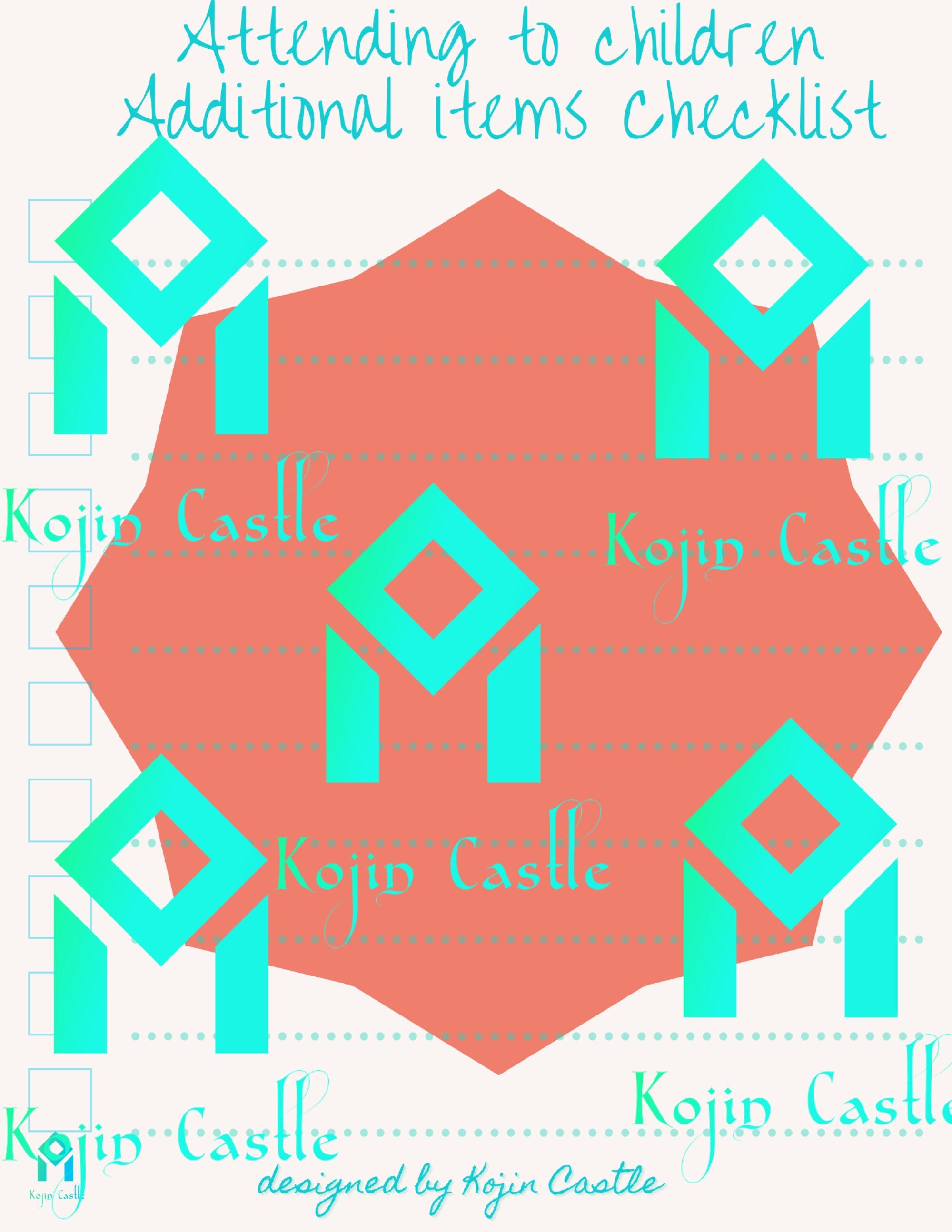 Printable New Mom Checklist- Simple Childcare Checklist, First Time ...