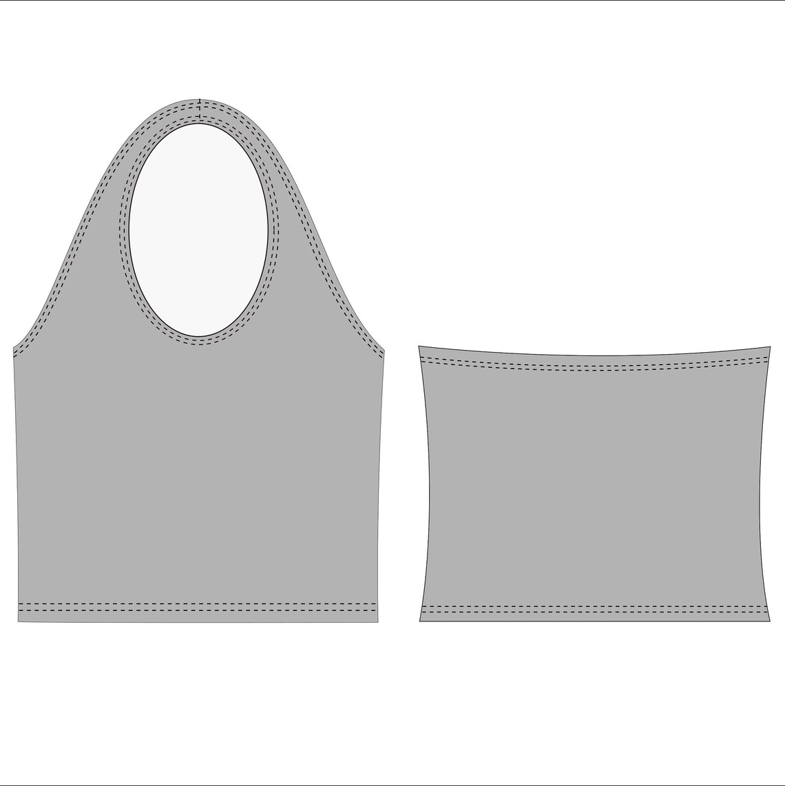 Simple Halter Top Sewing Pattern Size Eu 34-44 (XS-L) PDF - Etsy