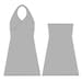 Simple Cross Halter Top/dress Sewing Pattern Size Eu 34-44 (XS-L) PDF ...
