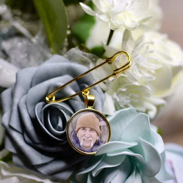 Memory Charm for Bridal Bouquet - Etsy