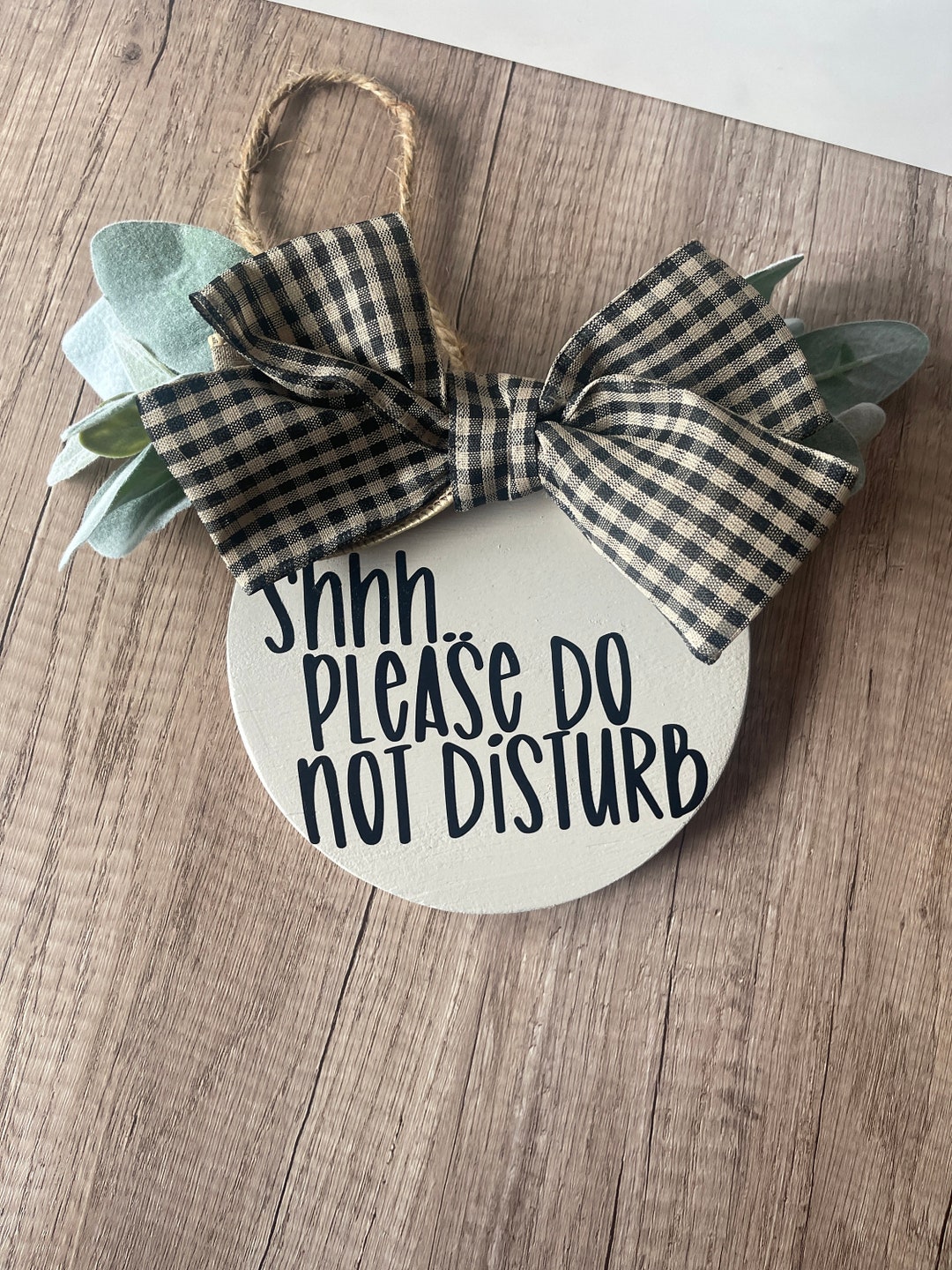 Do Disturb Sign Please Don't Knock Sign Wooden Sign Farmhouse Sign ...
