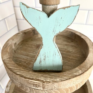 Mermaid Tail Tiered Tray Decor Beach Tiered Tray Summer Tiered Tray ...
