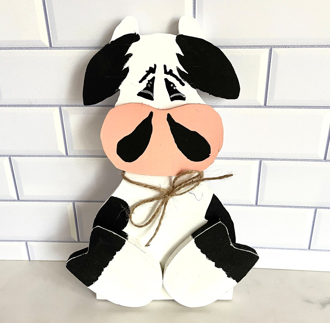 Cow Shelf Sitter Nursery Decor Baby Shower Gift Cow Themed Baby Shower ...