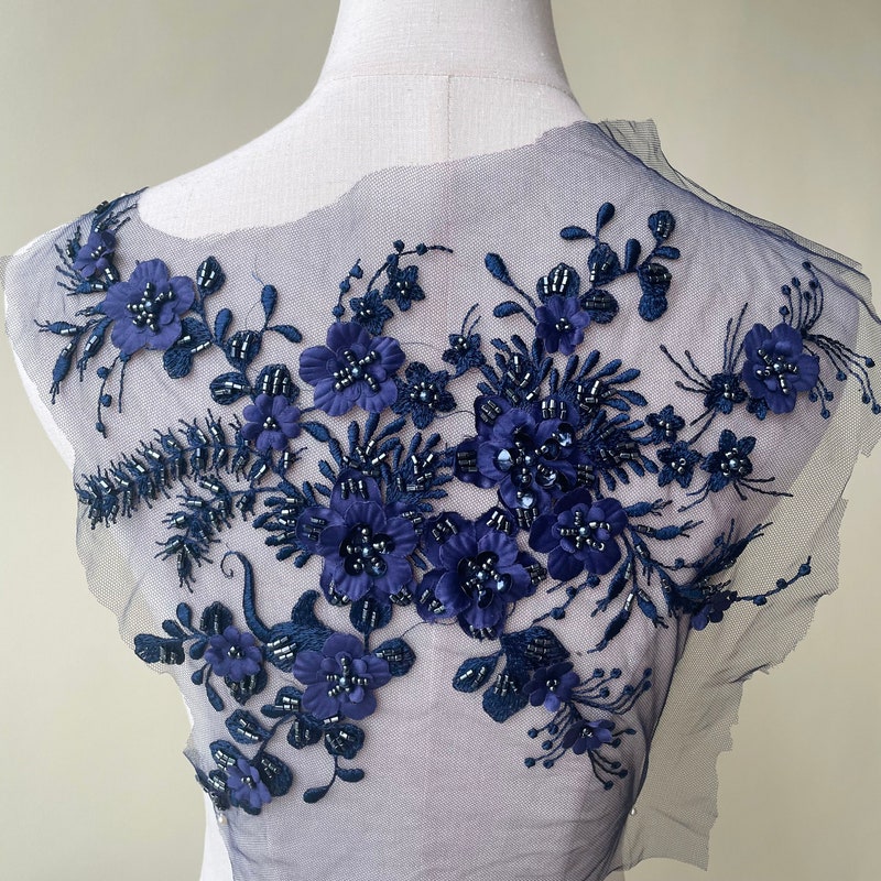Navy Blue Appliques - Etsy