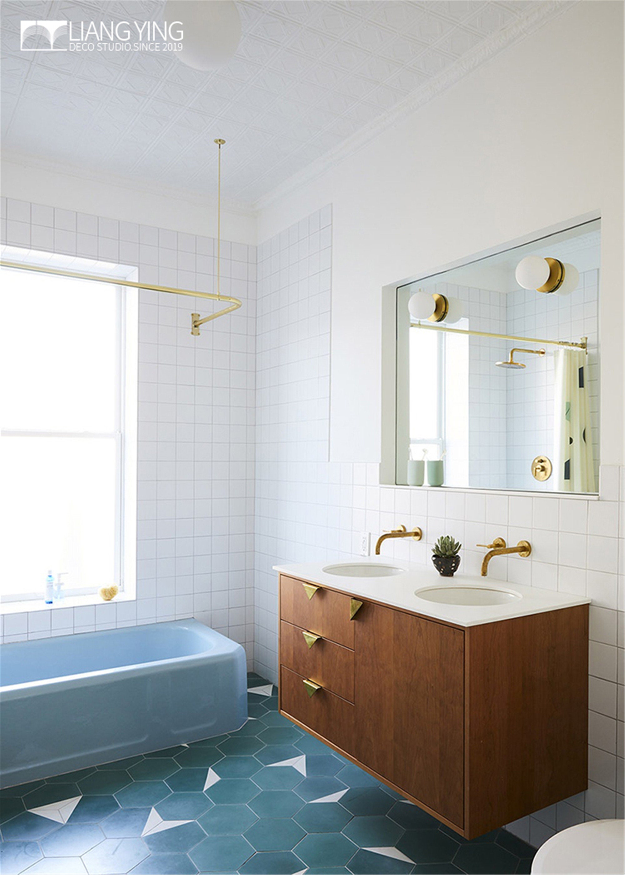 Creative Triangle Brass Dresser Drawer Pulls Gold Drawer | Etsy