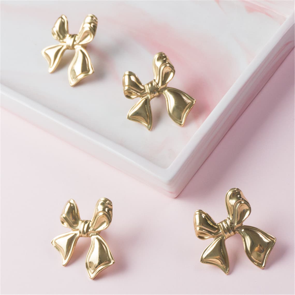 Creative Bow Brass Handle Modern Round Drawer Pulls Wardrobe | Etsy