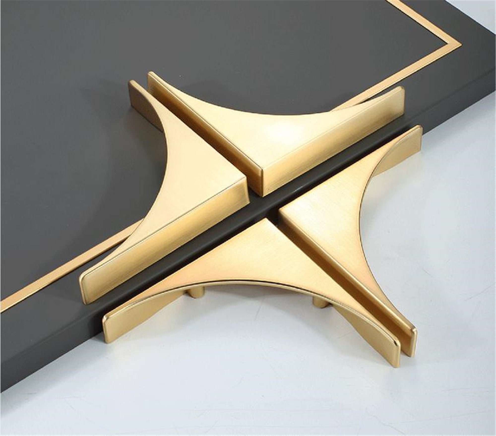 Golden Light Luxury Handle Wardrobe Door Handle Cabinet Drawer - Etsy