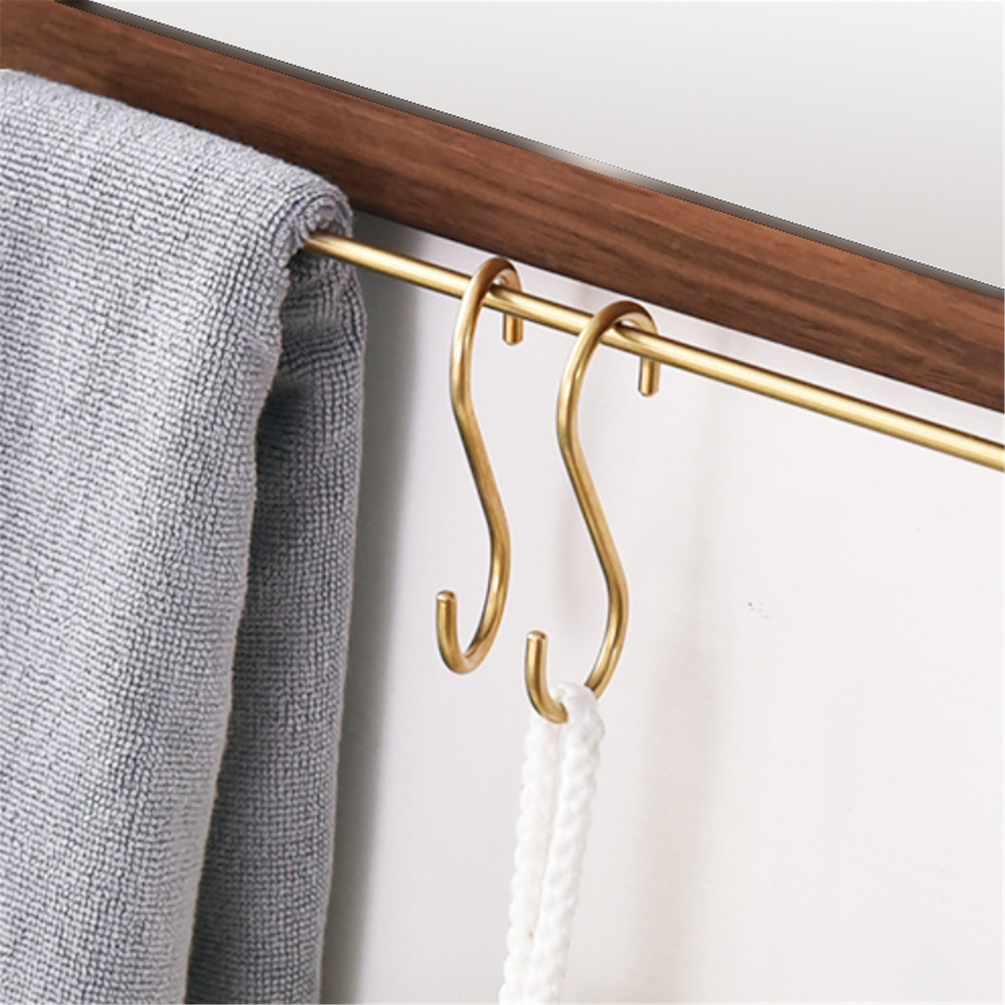 Solid Brass S Hook S Hook for Classic Hat Hooks Kitchen - Etsy Australia