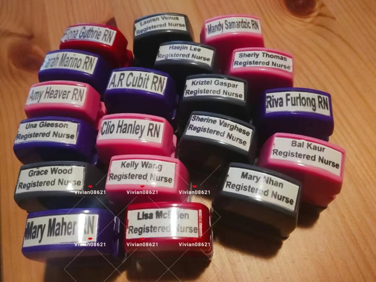 Custom Name Signature Rubber Flash Stamp Self Inking | Etsy