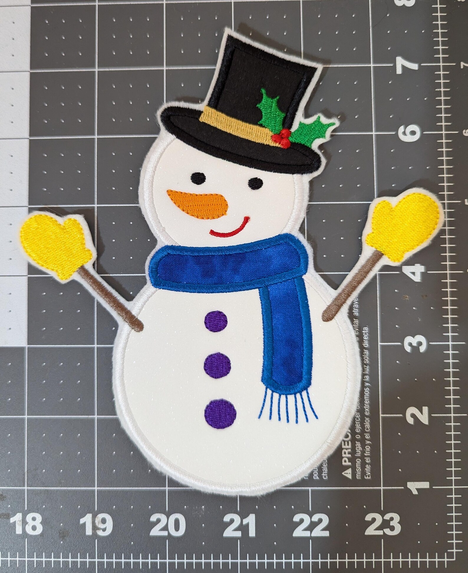 Snowman Patch. Accessory, Christmas, Holiday, Patch - Etsy