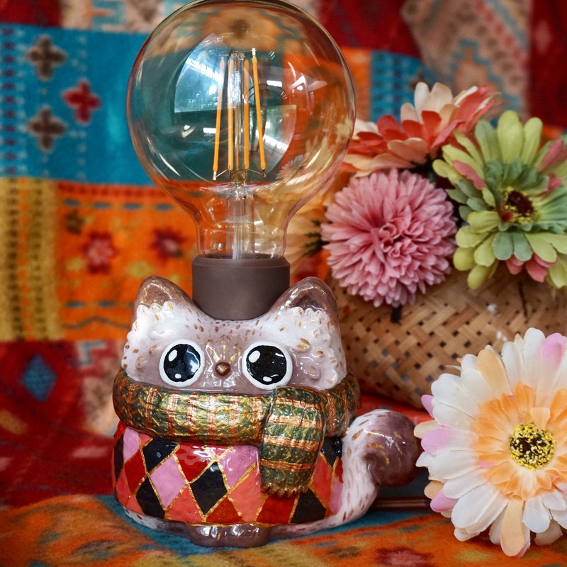 Cat Lamp - Etsy