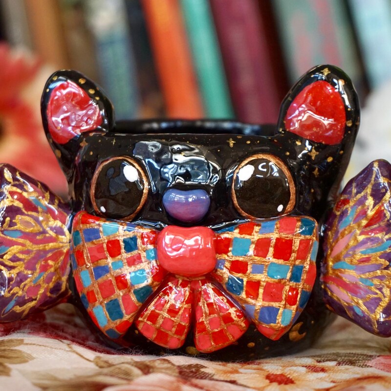 Ceramic Bat - Etsy