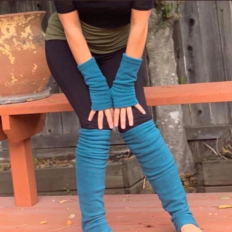 Wool Layered Leg Warmers - Etsy