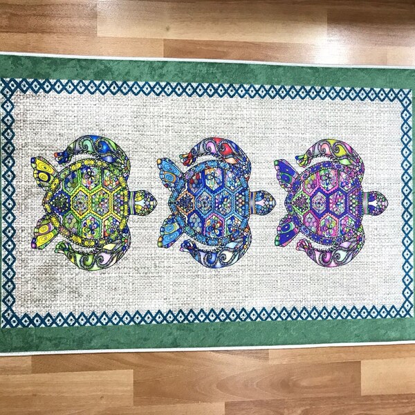 Turtle Runner Rug - Etsy