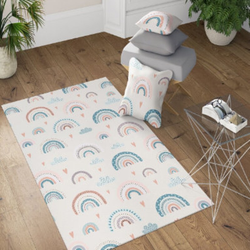 Rainbow Carpet - Etsy