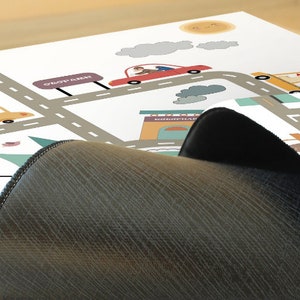 Washable Non-slip Based Kids Room Carpet - Cars Mat - Cars Carpet ...