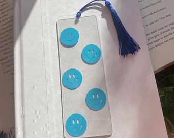 Smiley Face Bookmark - Etsy