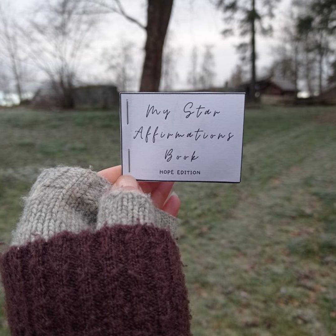 Star Affirmations Mini Book ꩜ Printable PDF ꩜ Self Care Coloring Pages ...