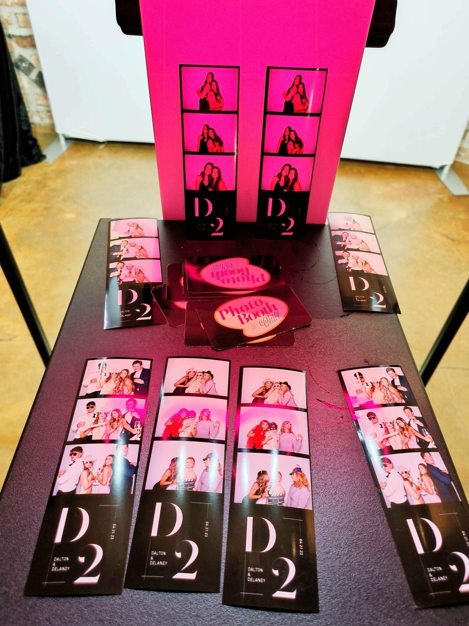 Monogram Photo Booth Template - 2x6 Wedding Photo Booth. Birthday Photo ...