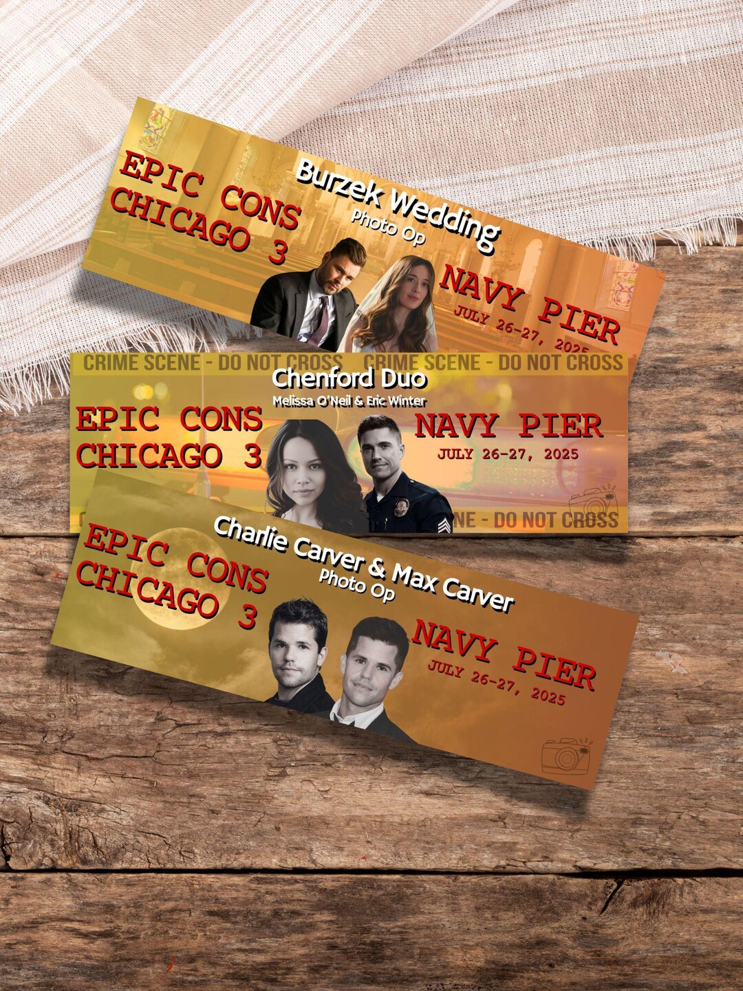 Epic Con Chicago 3 Digital Duo/group Photo Op Prop Ticket | Convention ...