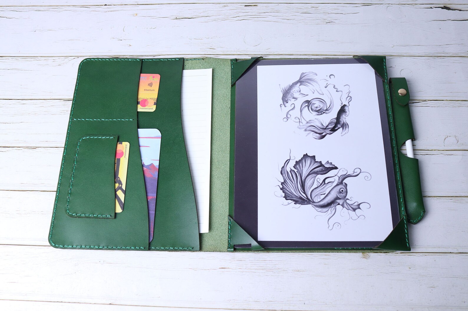 Kindle Scribe Cover Green Case Kindle Scribe 2024 Handmade Folio ...