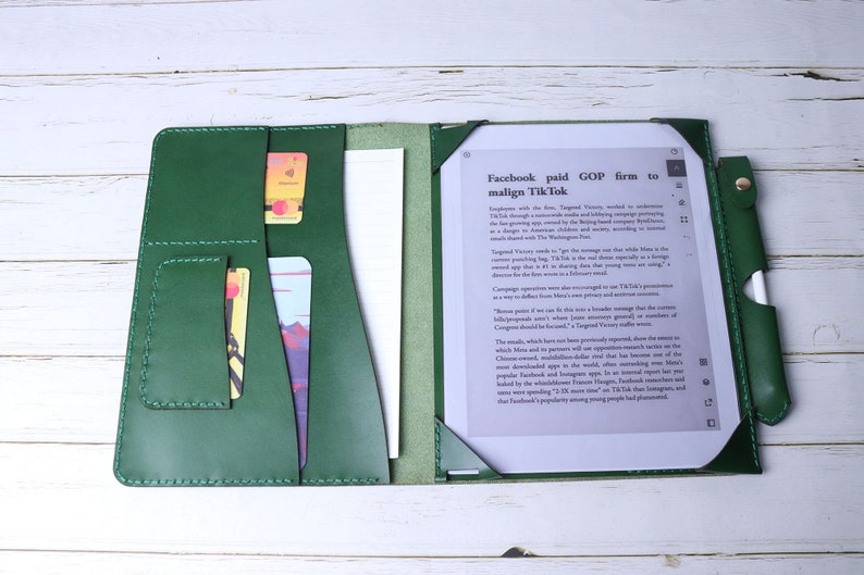 Supernote A6 X2 Nomad Cover Green Case Supernote A5 X Handmade Folio ...