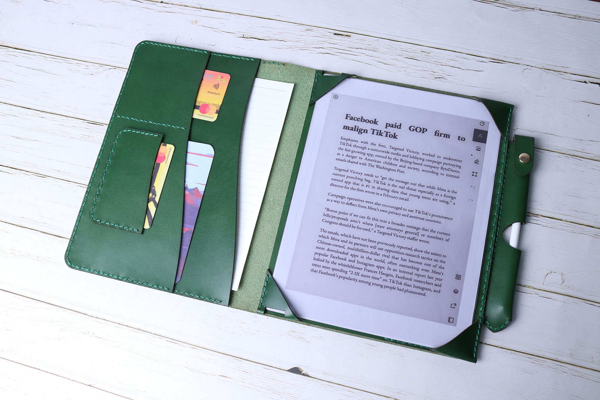 Supernote A6 X2 Nomad Cover Green Case Supernote A5 X Handmade Folio ...