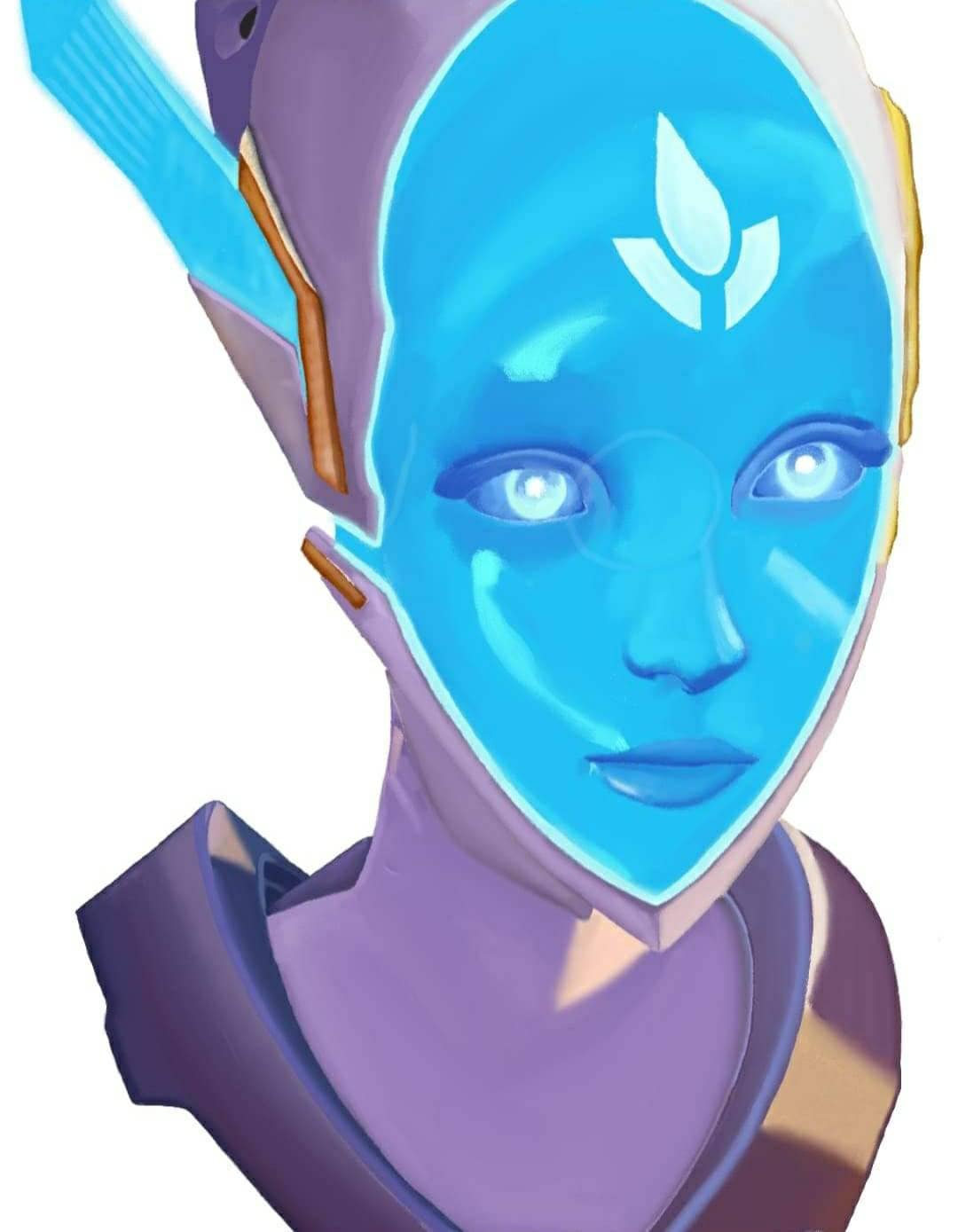 Overwatch Echo Simple Realistic Drawing Framed Printed - Etsy UK