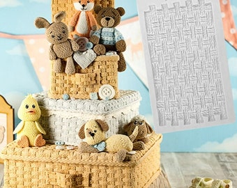 Basket Weave Mold - Etsy