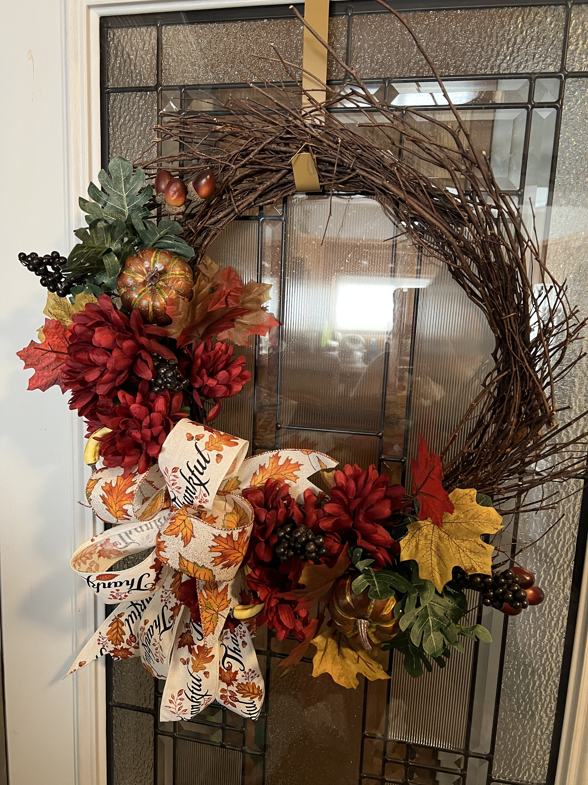 Whispy Grapevine Fall Wreath Floral, Fall Mum Wreath, Fall Front Door ...