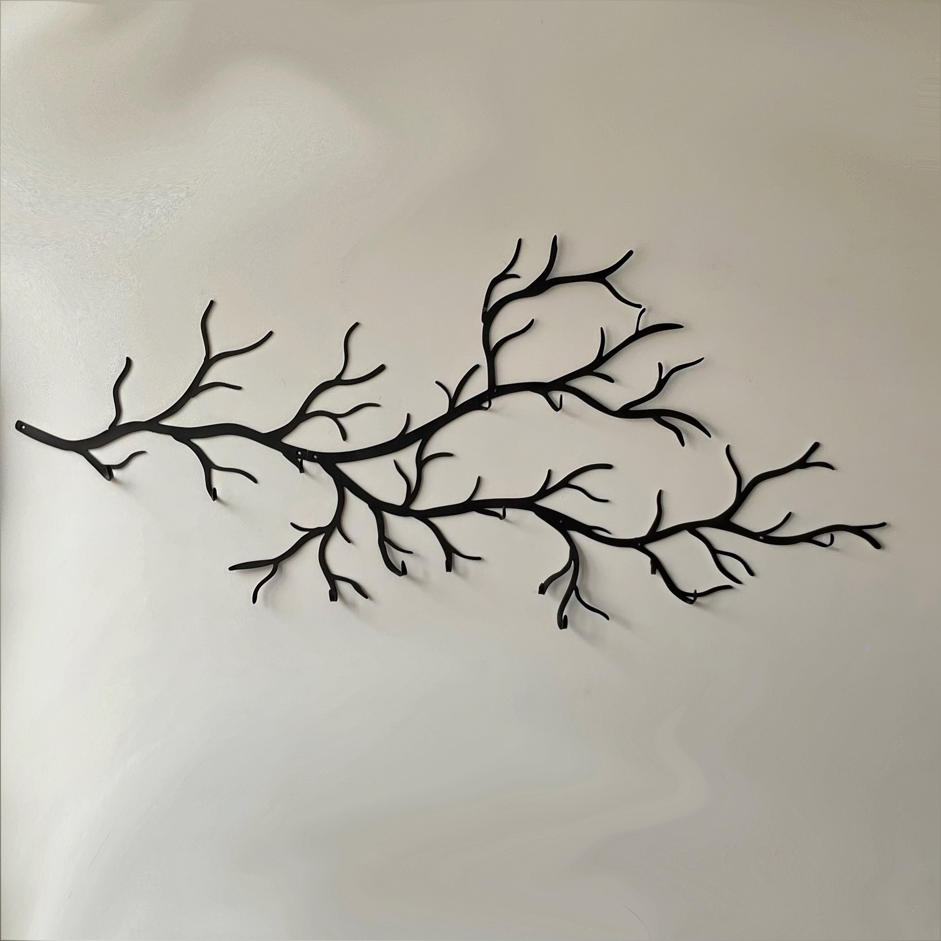 Extra Large Tree Branch Coat Rack Wall Mount, Entryway Organizer Wall ...
