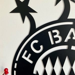 FC Bayern Munich Metal Wall Art,bayern Munich Logo Sign,germany ...
