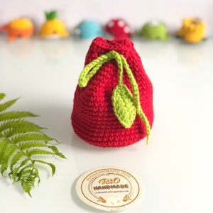 Rio Handmade Fruit Pouch, Crochet Fruit Pouch, Fruit Purse, Cute Small ...