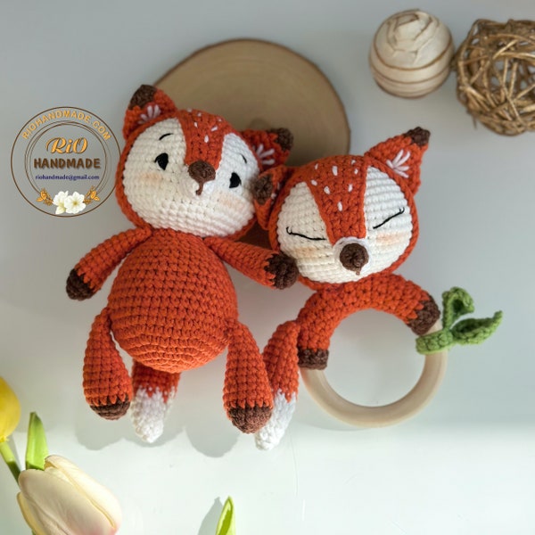 Crochet Fox Rattle Pattern - Etsy
