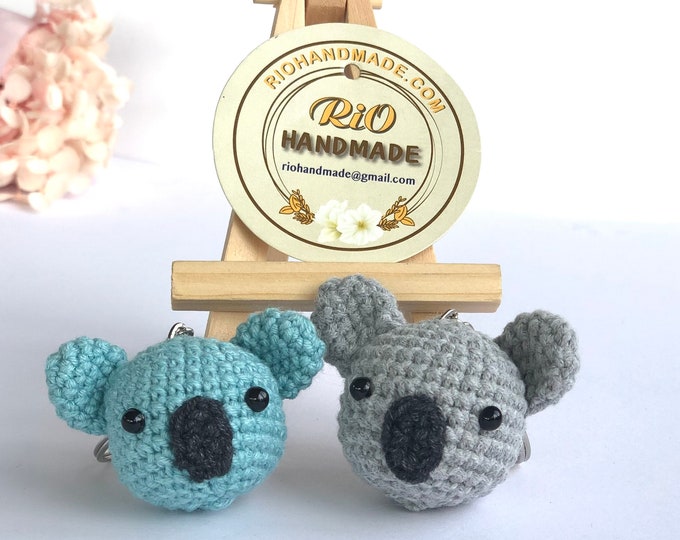 Beaded Koala Charm, Keychain, Stitchmarker, Earrings - Etsy