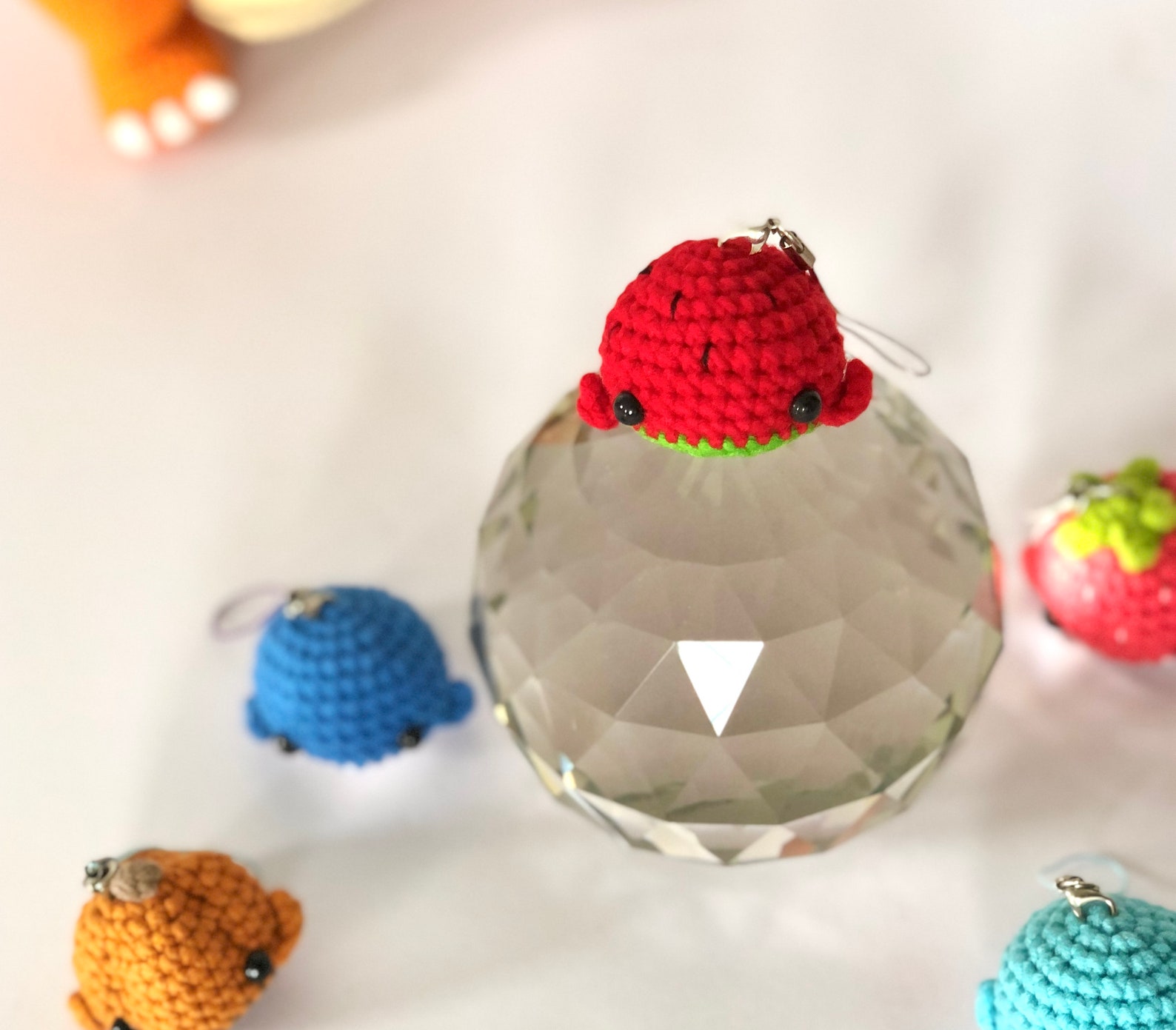 Handmade Whale Crochet Keychain Cute Themed Whale Keychain - Etsy