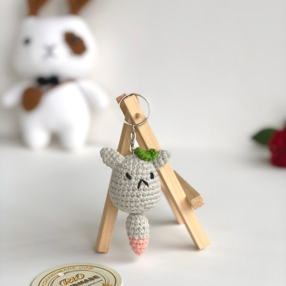 Toys Genshin Impact Handmade Amigurumi Crochet Klee Dodoco Keychain ...