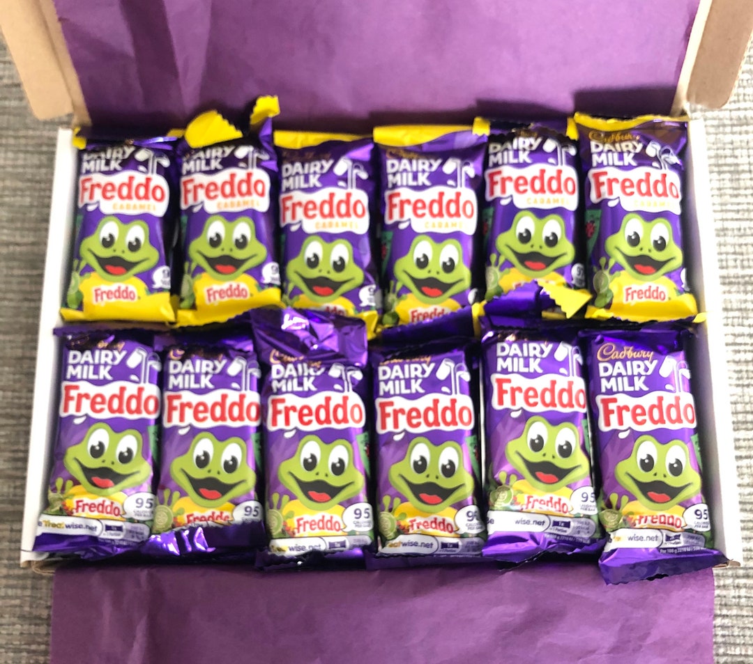 Personalized Freddo Chocolate Gift Box: 24 Cadbury Bars - Etsy UK