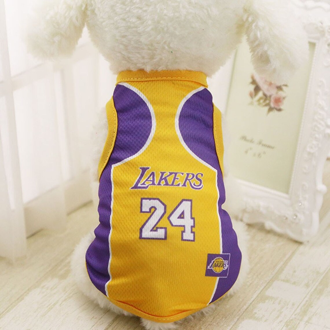 Los Angeles Lakers 24 Pets Clothes For Dog Cat Shirt Warm | Etsy
