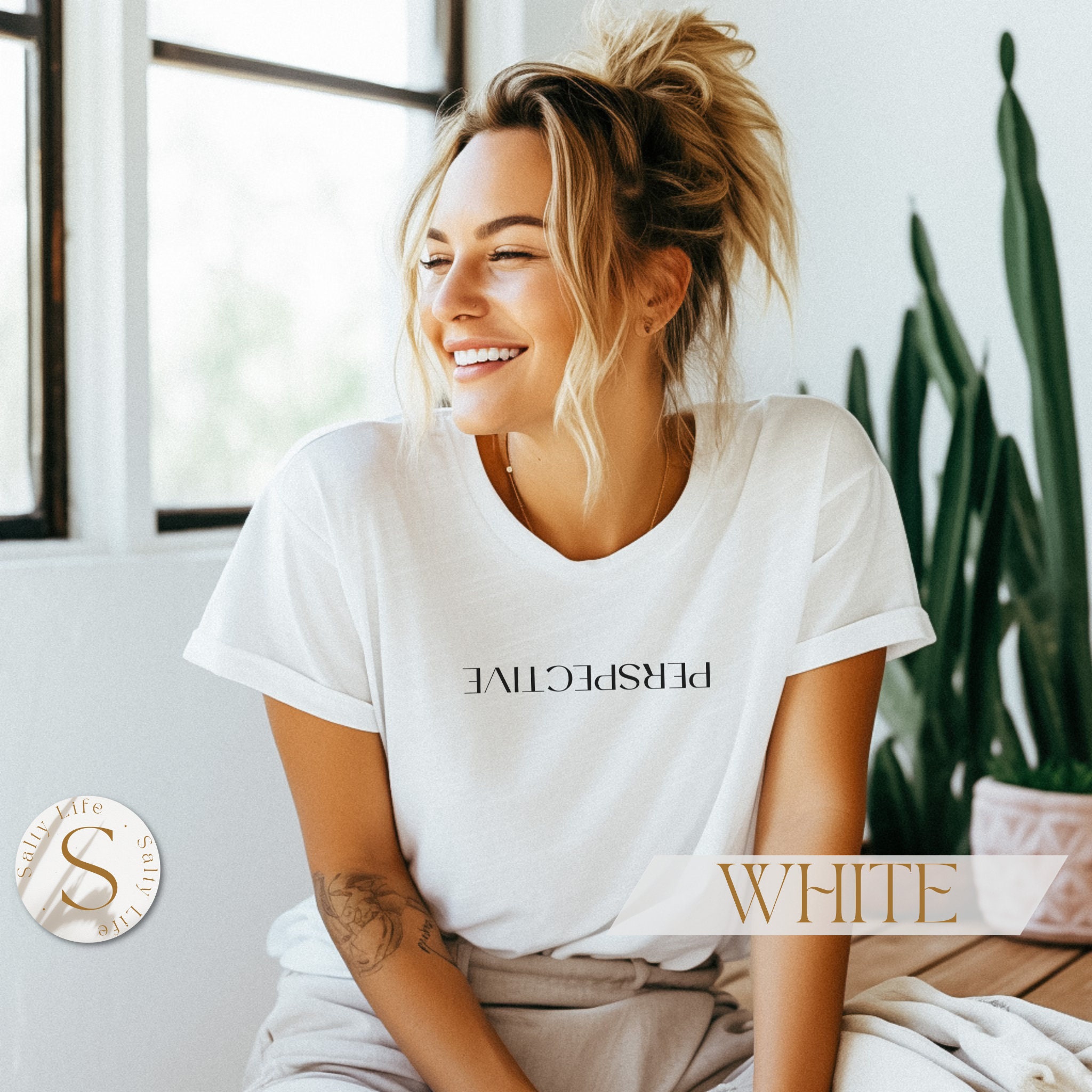 Perspective T-shirt - Inspirational Motivational Tee,daily Affirmation ...
