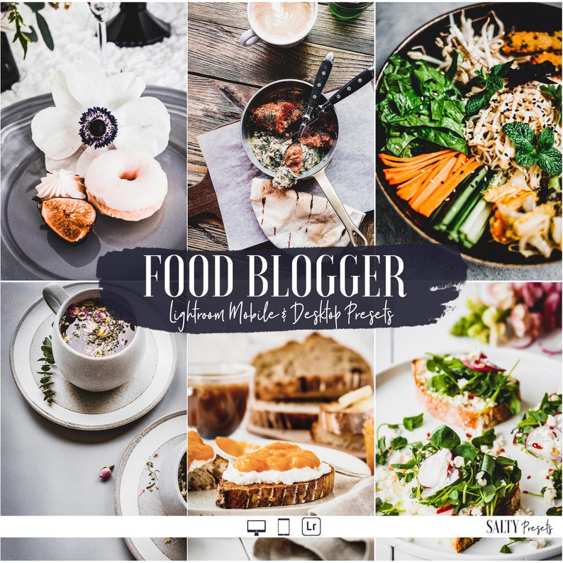 FOOD BLOGGER 10 Lightroom PRESETS Mobile and Desktop - for Instagram ...