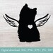 Labrador Svg Pet Dog Memorial SVG Angel Wings SVG Dog Loss Svg Pet Loss ...